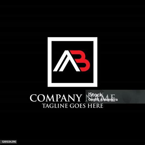 모던 레터 Ab 로고 디자인 영감 초기 Ab 로고 템플릿 로고에 대한 스톡 벡터 아트 및 기타 이미지 로고 알파벳 A