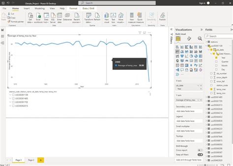 Why Does Powerbi Flatten My Data When I Add A Second Source To A Visualization Rpowerbi