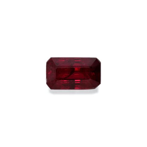RECTANGULAR Cut Mozambique Ruby Red Carats