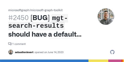 Bug `mgt Search Results` Should Have A Default Template For `no Data