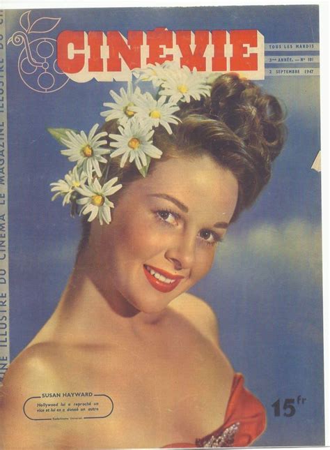Susan Hayward Movie Covers Colorful Portrait