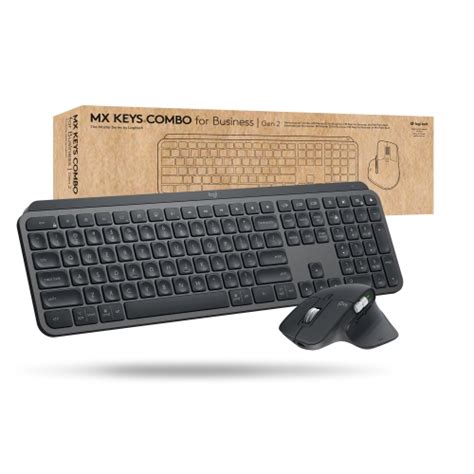 Klaviatūra Logitech Mx Keys Combo For Business Bluetooth 920 010233 Delsa Lt