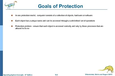 Chapter 14 System Protection Operating System Concepts 9