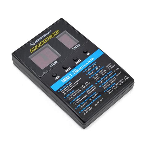 Hobbywing LED ESC Program Card 30501003 Hobby Time RC
