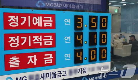 마지막 고금리 예금·적금에 돈 몰렸다 뉴스1
