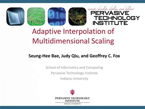 Adaptive Interpolation Of Multidimensional Scaling Ppt Download