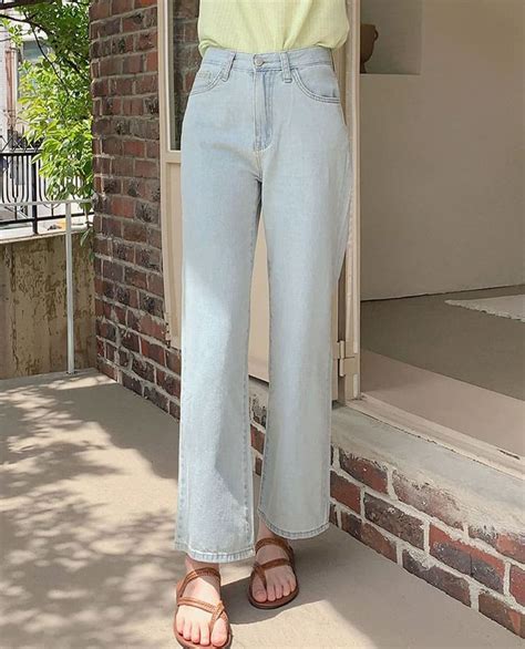 체리코코 Best 누적판매1만장 바스 소프트 데님팬츠 여름데님 여름청바지 얇은 청바지 린넨 키작녀 롱숏 S Xl