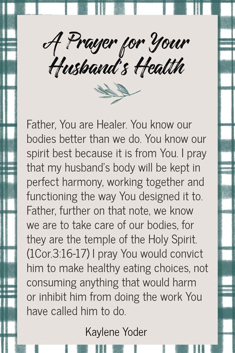 Prayer For My Husband At Work Today Oma Beaver