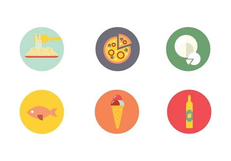 나폴리 음식 음료 아이콘 벡터 Eps Uidownload