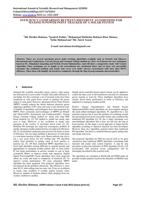 pdf efficiency comparison between different algorithms for maximum
