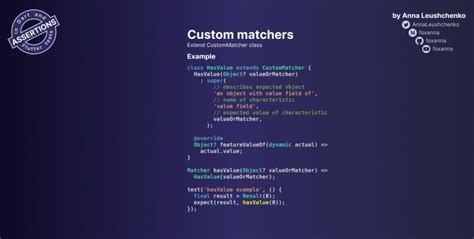 Assertions In Dart And Flutter Tests An Almost Ultimate Cheat Sheet Invertase