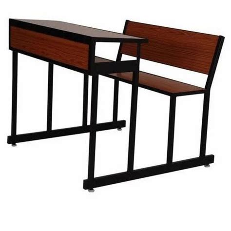 Stainless Steel Andwooden Rectangular Classroom Dual Desk At Rs 3300 In