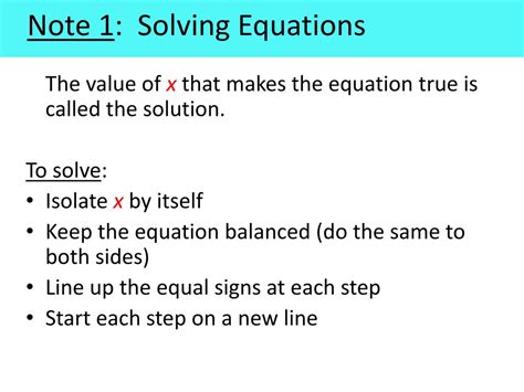 PPT Solving Equations IGCSE Chapter PowerPoint Presentation Free Download ID
