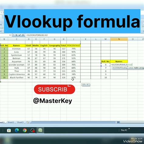 Amazing Trick With Vlookup Formula 😳😱 Viral Youtubeshorts Exceltutorial Excel Shorts Youtube