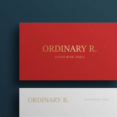 임팩트감을 심어주는 4가지 컬러베이스의 명함 디자인 And 인쇄 명함 포트폴리오 크몽