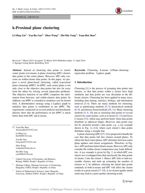 K Proximal Plane Clustering