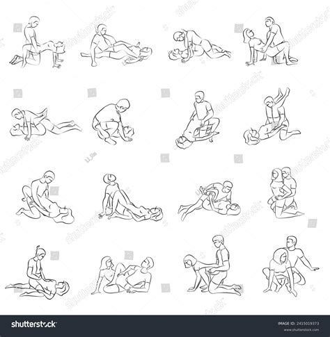 Sex Positions Romance Partner Satisfaction Images Stock Illustration Shutterstock