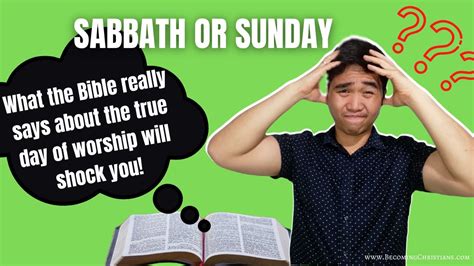 Should Christians Keep The Sabbath Day Youtube