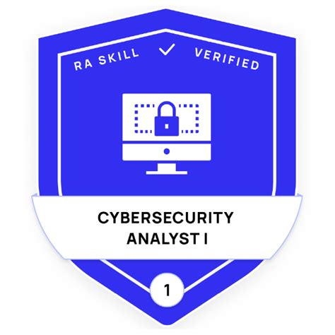 Cybersecurity Analyst I Credly