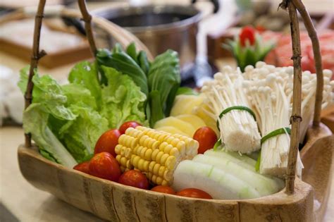 火锅青菜拼盘 青菜拼盘 火锅青菜头 大山谷图库