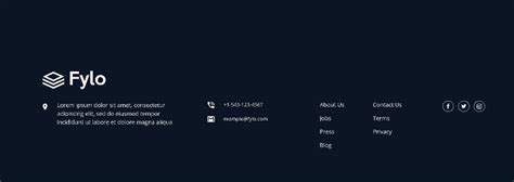 Fylo Dark Theme Landing Page Figma