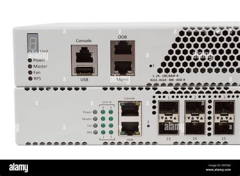 Gigabit Ethernet Switch With SFP Slot Stock Photo Alamy