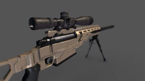 Sniper Rifle Download Free 3d Model By Awakovdawid E5930a4 Sketchfab