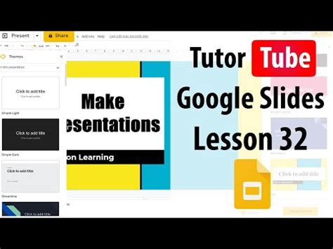 Learn Google Slides Tutorial Lesson 32 Order Mind Luster