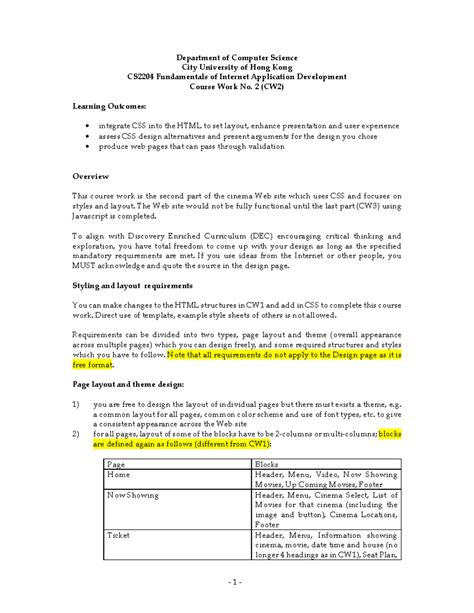 2122b Cw2 Homework 2 1 Department Of Computer Science City University Of Hong Kong Cs2204