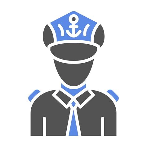 Premium Vector Vector Design Captain Icon Style
