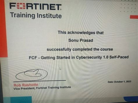 Sonu Prasad On Linkedin First Step Towards Cyber Security