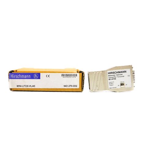 Hirschmann Mini Utde Rj45 943270 002 Nsmp Mro Global Solutions