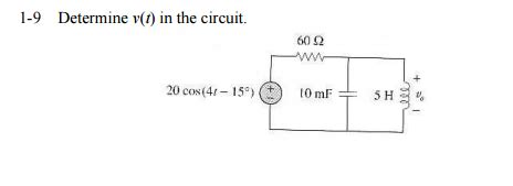 Solved Determine V T In The Circuit Chegg Com