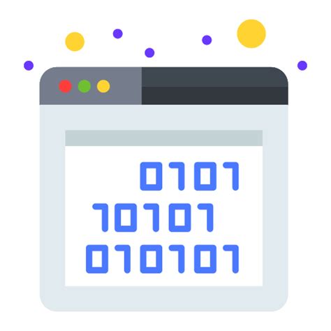Binary Codes Flatart Icons Flat Icon