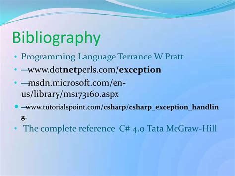 Implicit And Explicit Sequence Control With Exception Handling Pptx