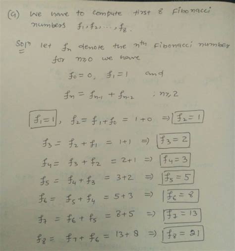 The Fibonacci Sequence Is An Infinite Sequence Of Numbers That Have