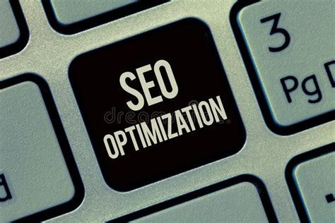Writing Note Showing Seo Optimization Business Photo Showcasing