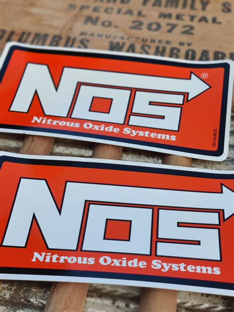 Sticker Nitrous Nos Logo