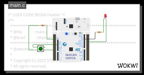 Ledblinkingusingswitch Wokwi Esp32 Stm32 Arduino Simulator