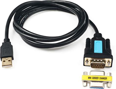 Cabledeconn Usb To Rs232 Adapter With Prolific Pl2303 Chipset Usb20