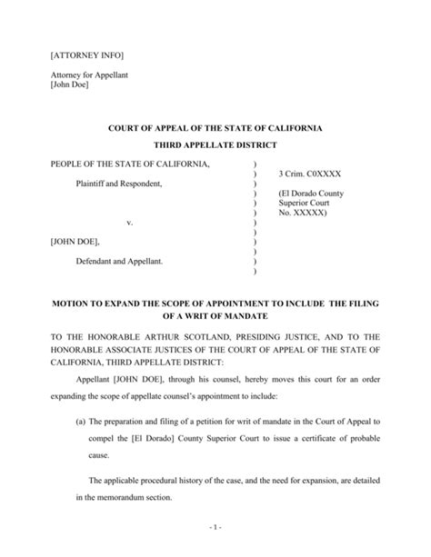 Court Of Appeal Of The State Of California Third Appellate District
