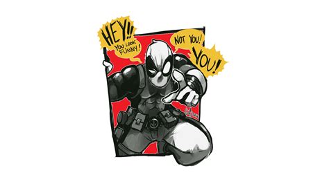 Deadpool Breaking The Fourth Wall Wallpaper