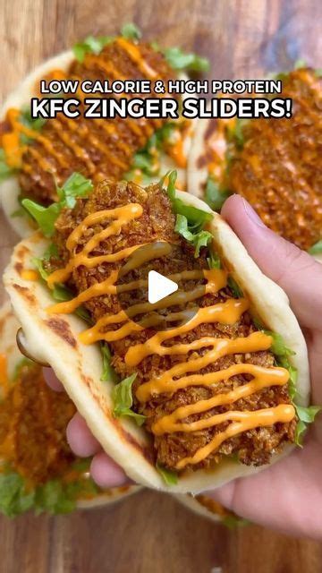 Kitchenprepper ™ On Instagram High Protein Kfc Zinger Sliders🔥 Low Calorie And Healthy Per