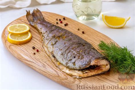 Рецепт: Форель в лимонно-укропном маринаде, запечённая в рукаве на ...