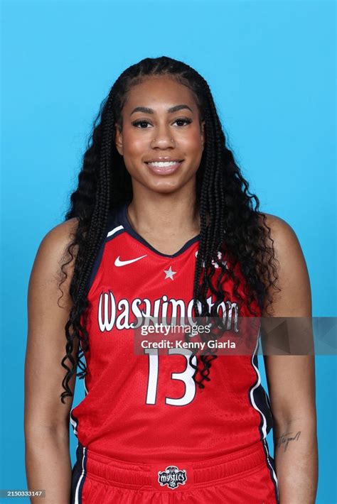 Jakia Brown Turner Of The Washington Mystics Poses For A Head Shot