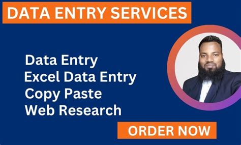 do data entry excel typing web scraping and copy paste work