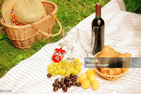 피크닉 터치스크린을 사용하는 두 아이 0명에 대한 스톡 사진 및 기타 이미지 0명 고리 세공 과일 Istock