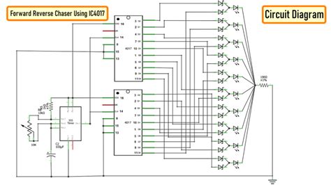 Led Chaser Circuits Using Ic4017 And Arduino Arduino Maker Pro