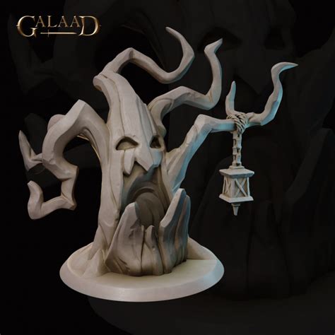3d Printable Cursed Tree By Galaad Miniatures