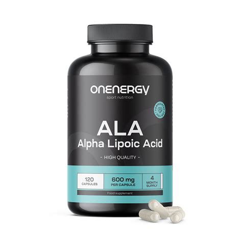 Ala алфа липоева киселина 600 мг 120 капсули Onenergybg